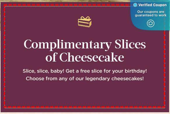 Cheesecake Factory Coupons & Deals - Save $10 in February 2025