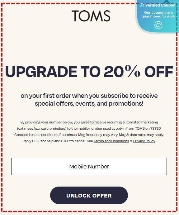 35% Off TOMS Coupons & Promo Codes - December 2024