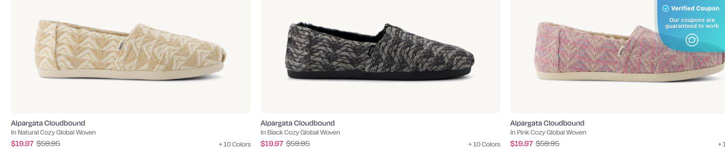 35% Off TOMS Coupons & Promo Codes - December 2024