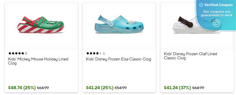 60% Off Crocs Coupons & Promo Codes - December 2024