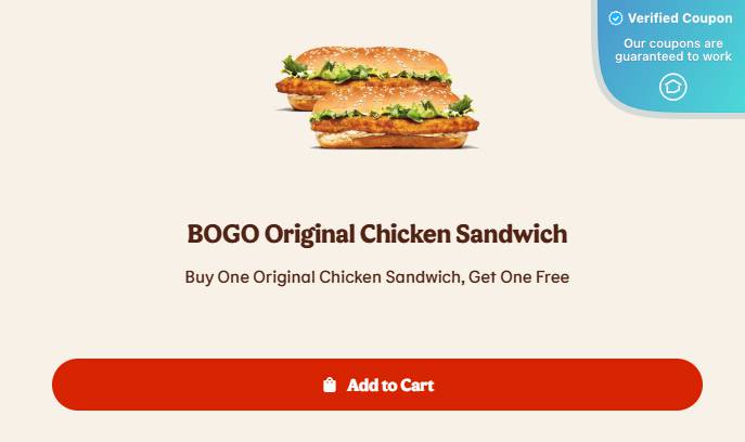 Burger King Coupons & Coupon Codes: 10% Off - January 2025