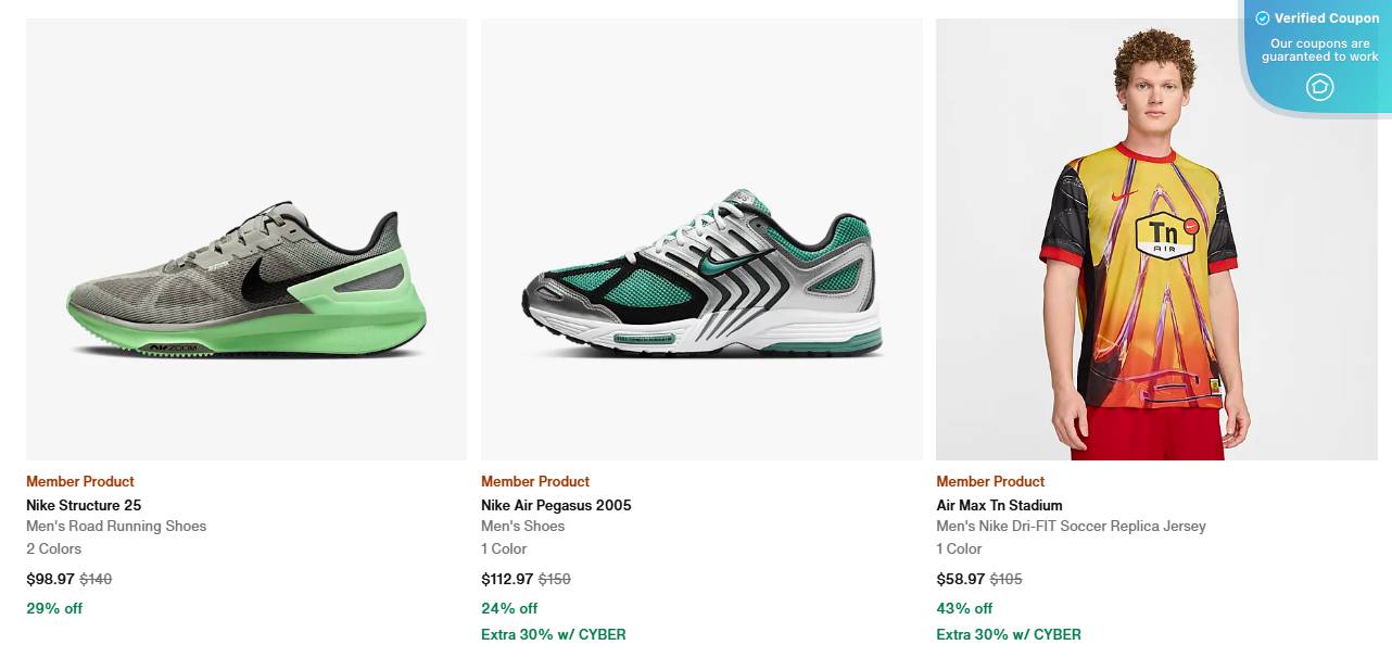 40% Off Nike Coupons & Promo Codes - January 2025