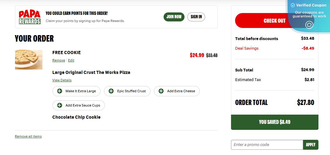 50% Off Papa John's Coupons & Coupon Codes - December 2024