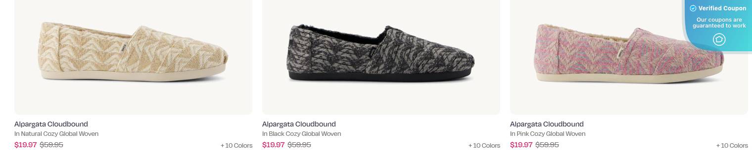 35% Off TOMS Coupons & Promo Codes - January 2025