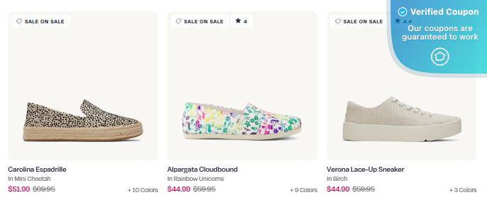 35% Off TOMS Coupons & Promo Codes - December 2024