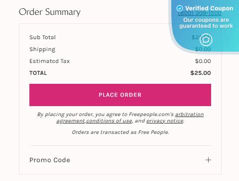 25% Off Free People Coupons & Promo Codes - January 2025