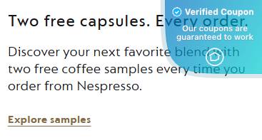 25% Off Nespresso Coupons & Promo Codes - February 2025