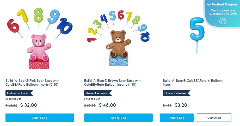30% Off Build-A-Bear Coupons - January 2025