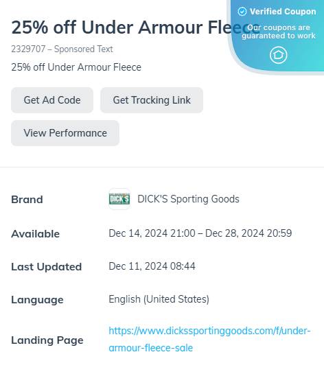 25% Off Dick's Sporting Goods Coupons & Coupon Codes - December 2024