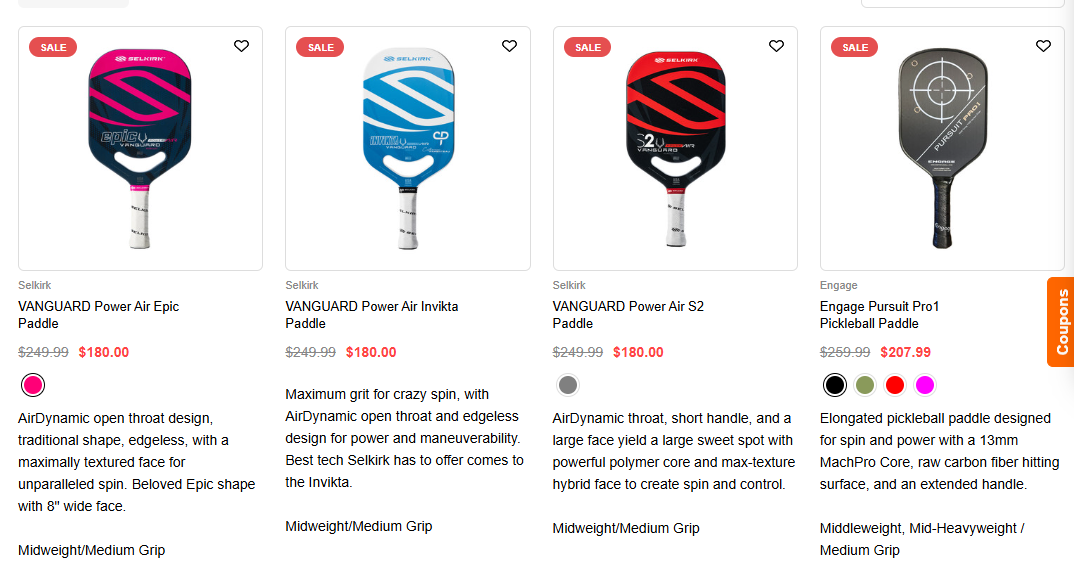 10% Off Pickleball Central Coupons & Coupon Codes - January 2025