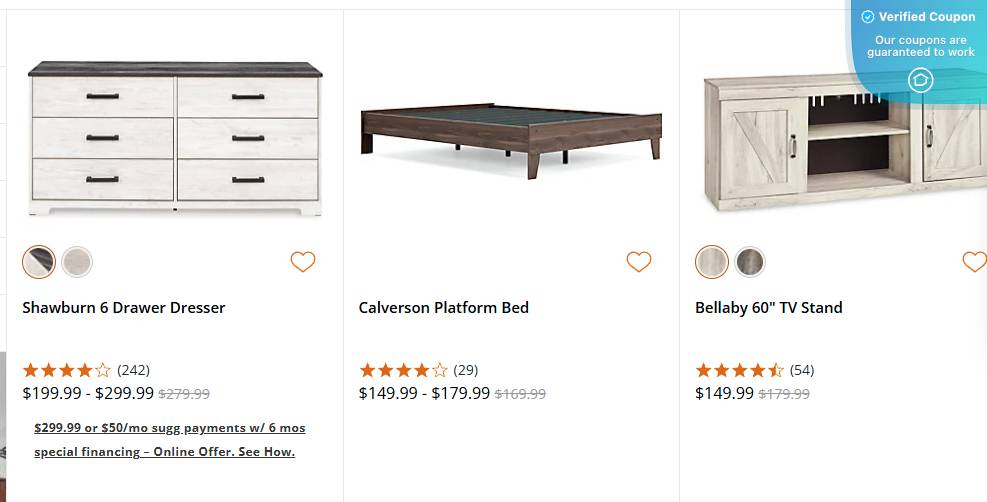 10% Off Ashley Furniture Coupons & Promo Codes - February 2025