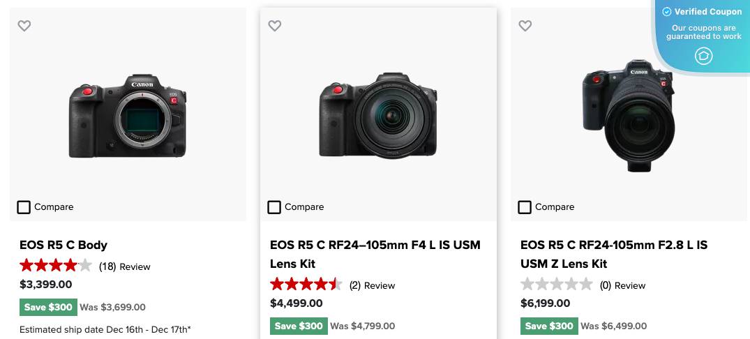 15% Off Canon Coupons & Promo Codes - January 2025