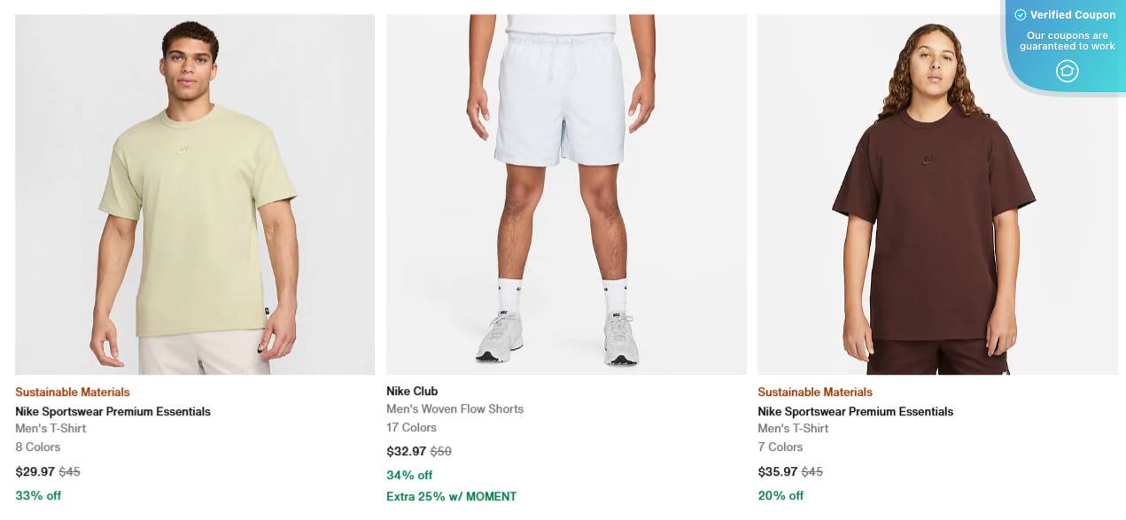 40% Off Nike Coupons & Promo Codes - January 2025