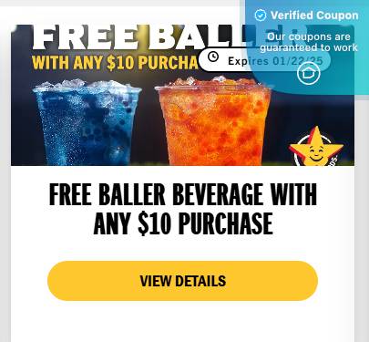 25% Off Carl's Jr Coupons & Coupon Codes - January 2025