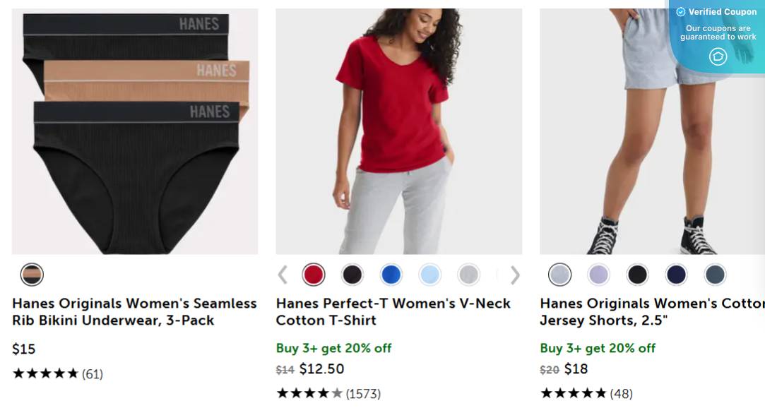 40% Off Hanes Coupons & Promo Codes - January 2025