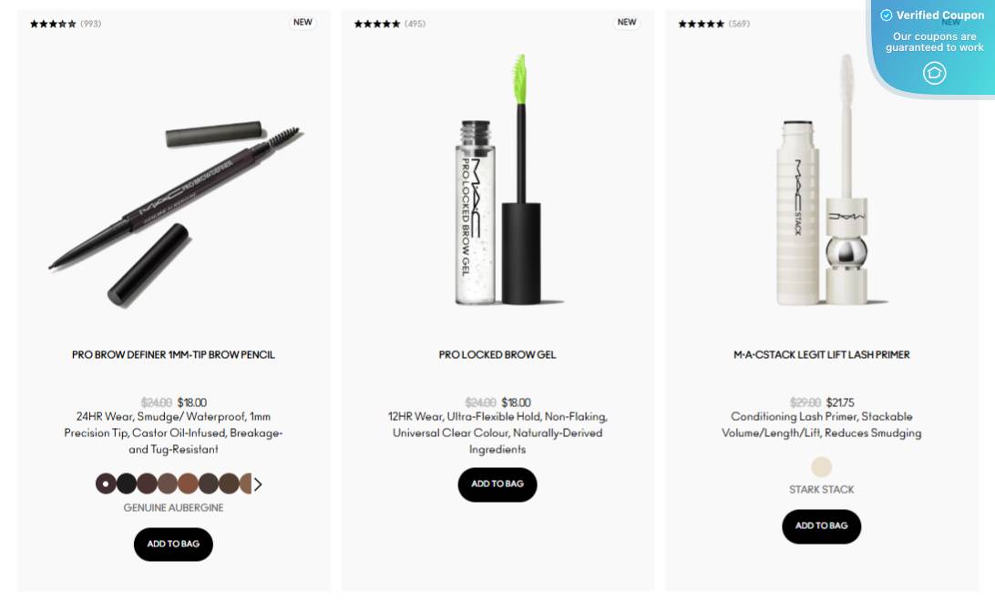 40% Off MAC Cosmetics Coupons & Promo Codes - February 2025