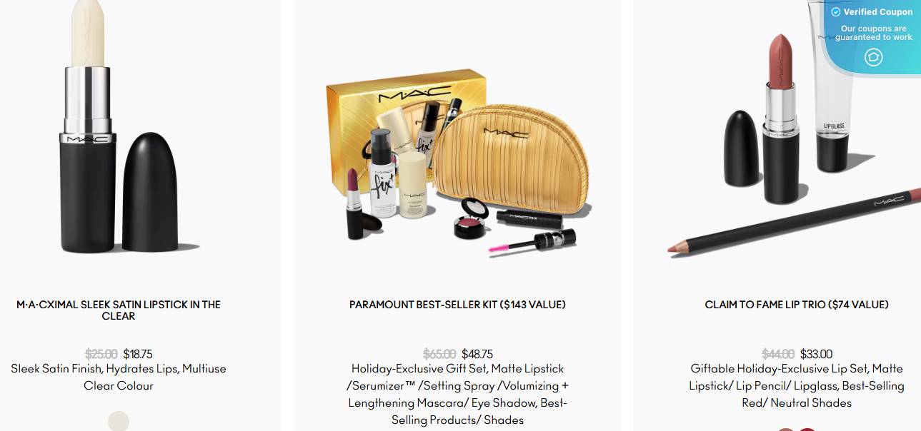 40% Off MAC Cosmetics Coupons & Promo Codes - January 2025