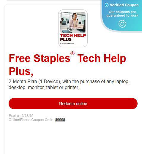 20% Off Staples Coupons & Coupon Codes - January 2025