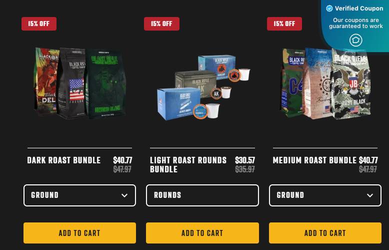 50% Off Black Rifle Coffee Coupons & Coupon Codes - January 2025