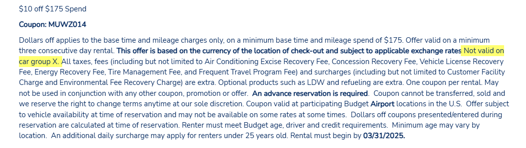 40% Off Budget Car Rental Coupons & Discount Codes - February 2025