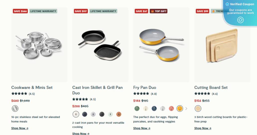 10% Off Caraway Coupons & Discount Codes - January 2025