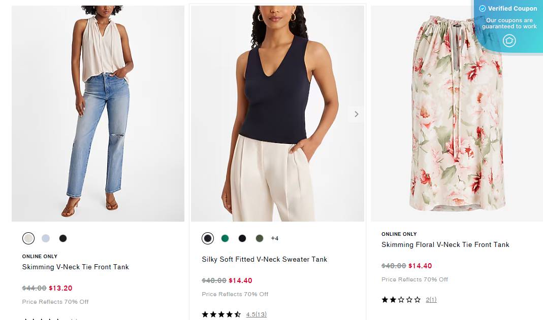 30% Off Express Coupons & Promo Codes - January 2025