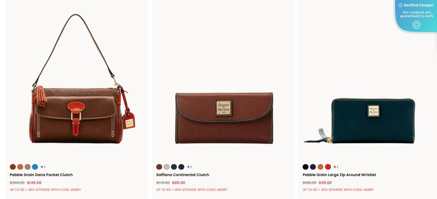 10% Off I Love Dooney Coupons & Promo Codes - February 2025