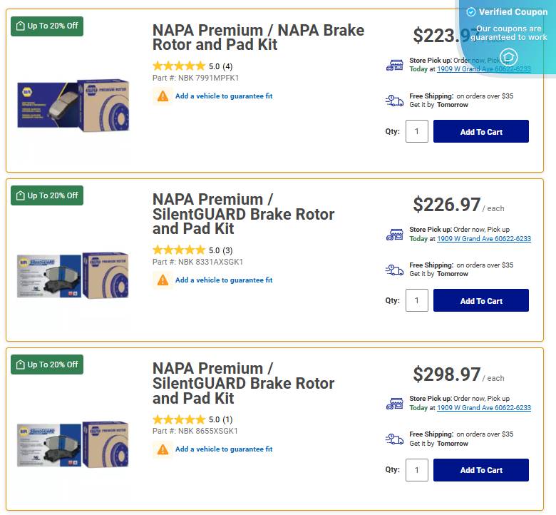 50% Off NAPA Coupons & Coupon Codes - January 2025
