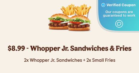 Burger King Coupons & Coupon Codes: 10% Off - January 2025