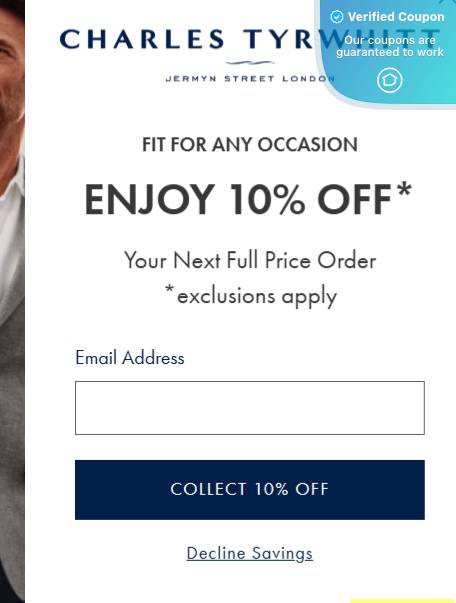 25% Off Charles Tyrwhitt Coupons & Promo Codes - February 2025