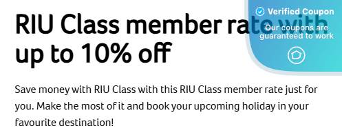 50% Off Riu Coupons & Promo Codes - February 2025