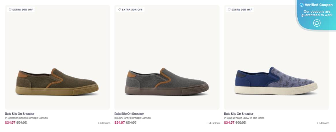 35% Off TOMS Coupons & Promo Codes - January 2025