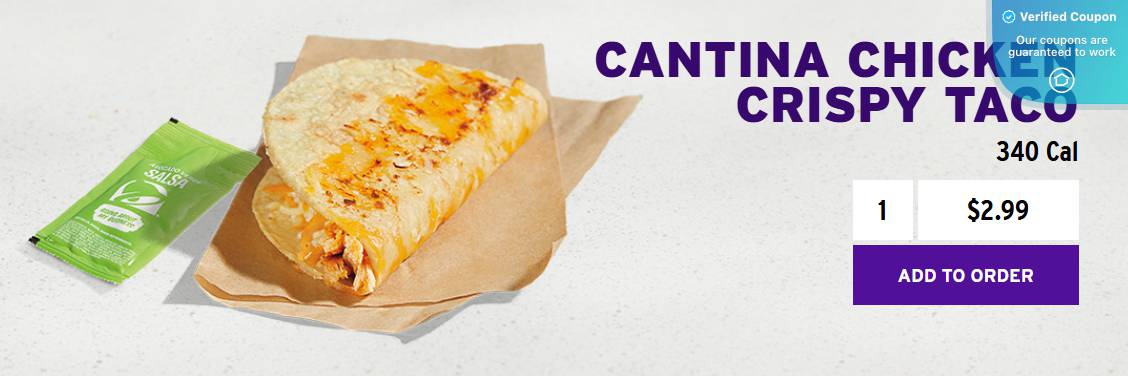 Taco Bell Coupons: Save $10