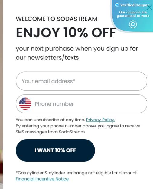 40% Off SodaStream Coupons & Discount Codes - January 2025