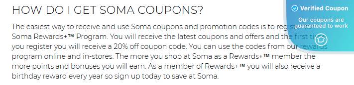 30% Off Soma Coupons & Promo Codes - January 2025