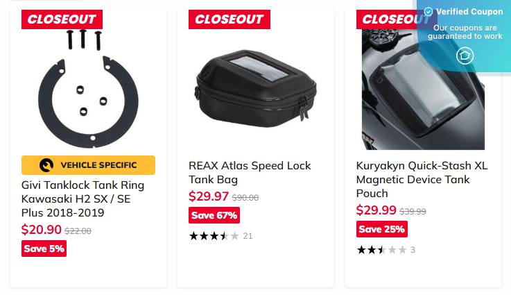 20% Off J&P Cycles Coupons & Promo Codes - January 2025