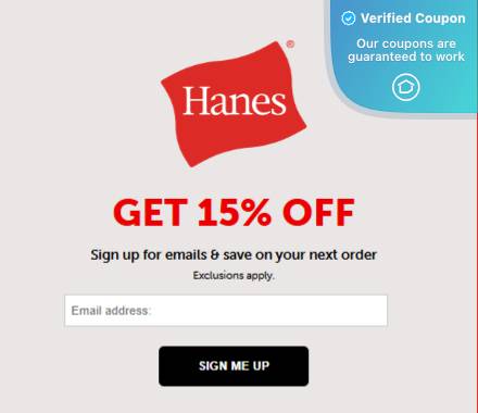 40% Off Hanes Coupons & Promo Codes - January 2025