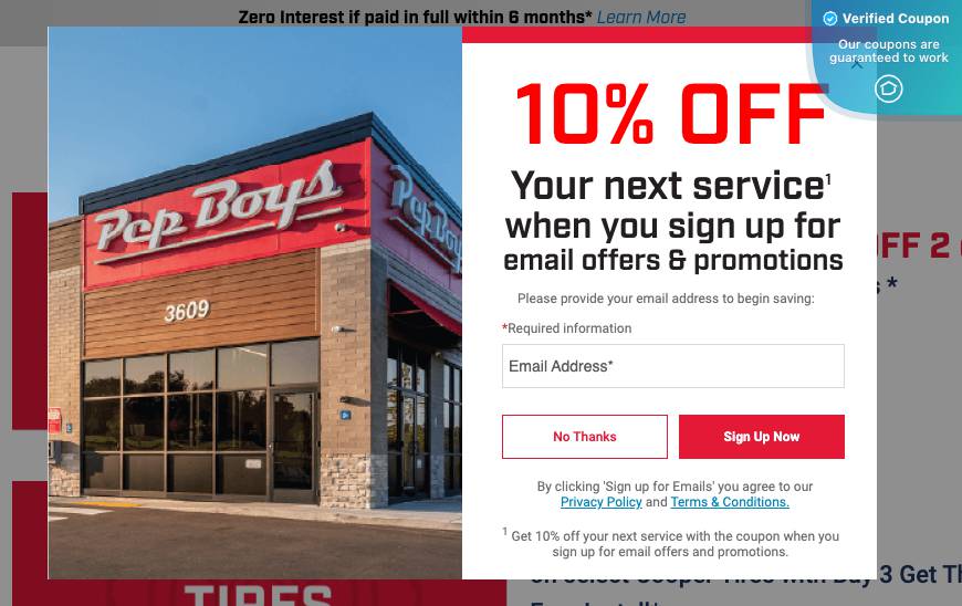 50% Off Pep Boys Coupons & Coupon Codes - January 2025