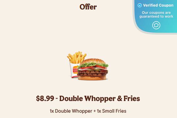 Burger King Coupons & Coupon Codes: 10% Off - January 2025