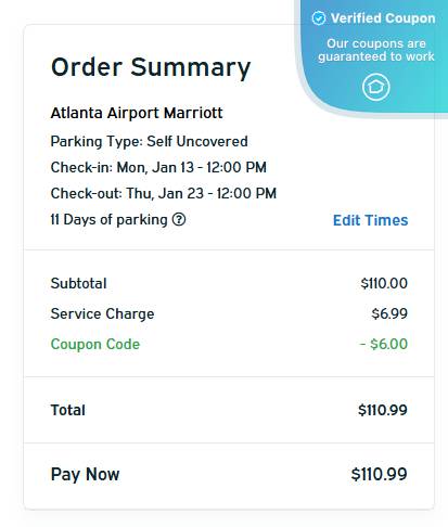 40% Off Airport Parking Reservations Coupons & Coupon Codes - January 2025