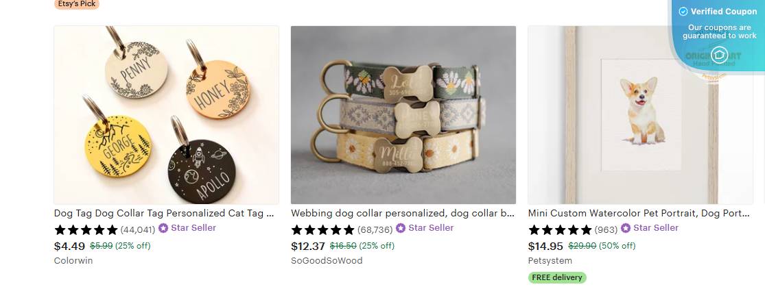 20% Off Etsy Coupons & Coupon Codes - January 2025