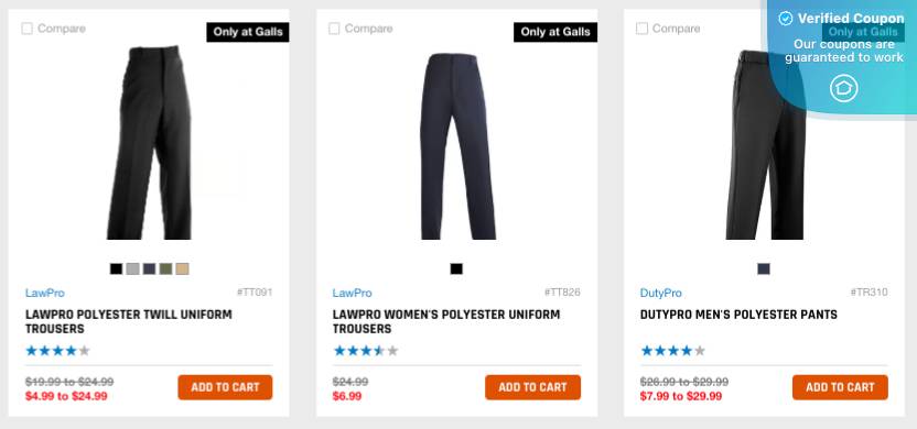 25% Off Galls Coupons & Promo Codes - January 2025