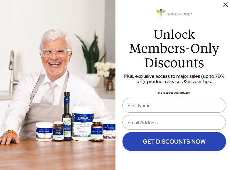 60% Off Gundry MD Coupons & Coupon Codes - February 2025