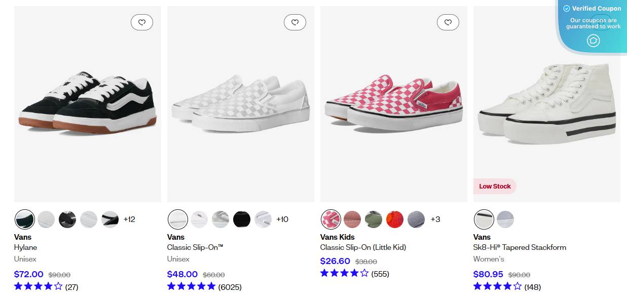 Zappos Coupons & Promo Codes - January 2025