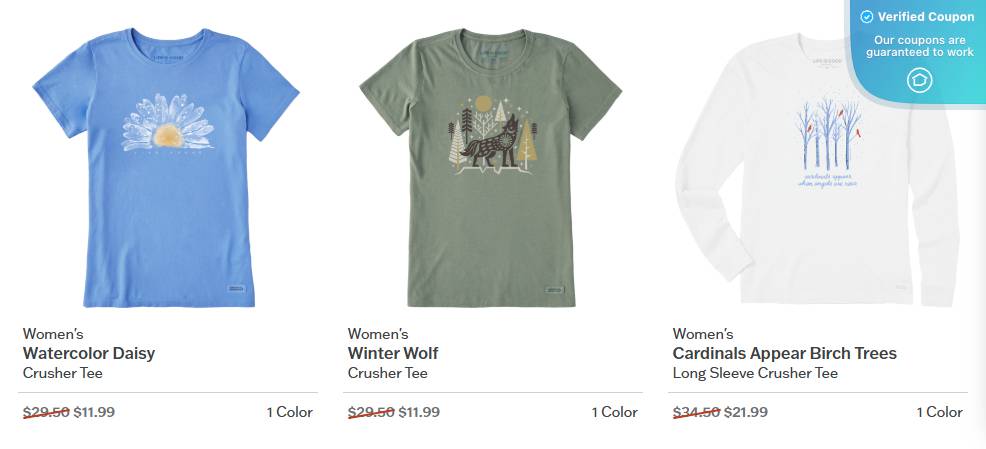 40% Off Life Is Good Coupons & Promo Codes - January 2025