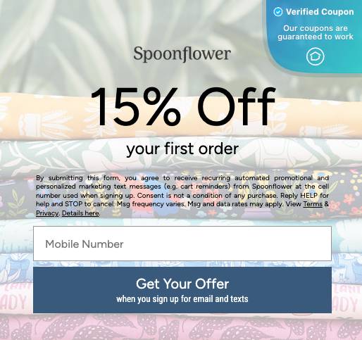 20% Off Spoonflower Coupons & Promo Codes - January 2025