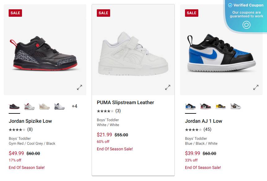 $20 Off Foot Locker Coupons & Promo Codes - January 2025