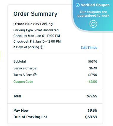 40% Off Airport Parking Reservations Coupons & Coupon Codes - January 2025