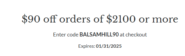 20% Off Balsam Hill Coupons & Coupon Codes - January 2025