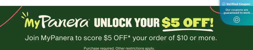 15% Off Panera Coupons & Coupon Codes - January 2025